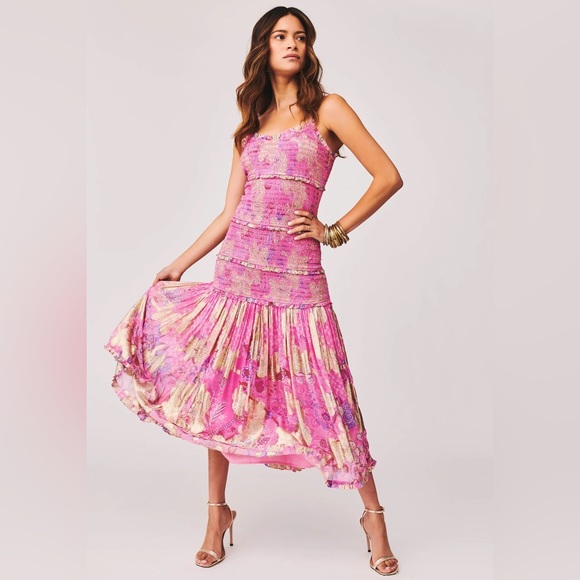HEMANT & NANDITA | Dresses | Nwt Hemant Nandita Amal Midi Dress | Poshmark